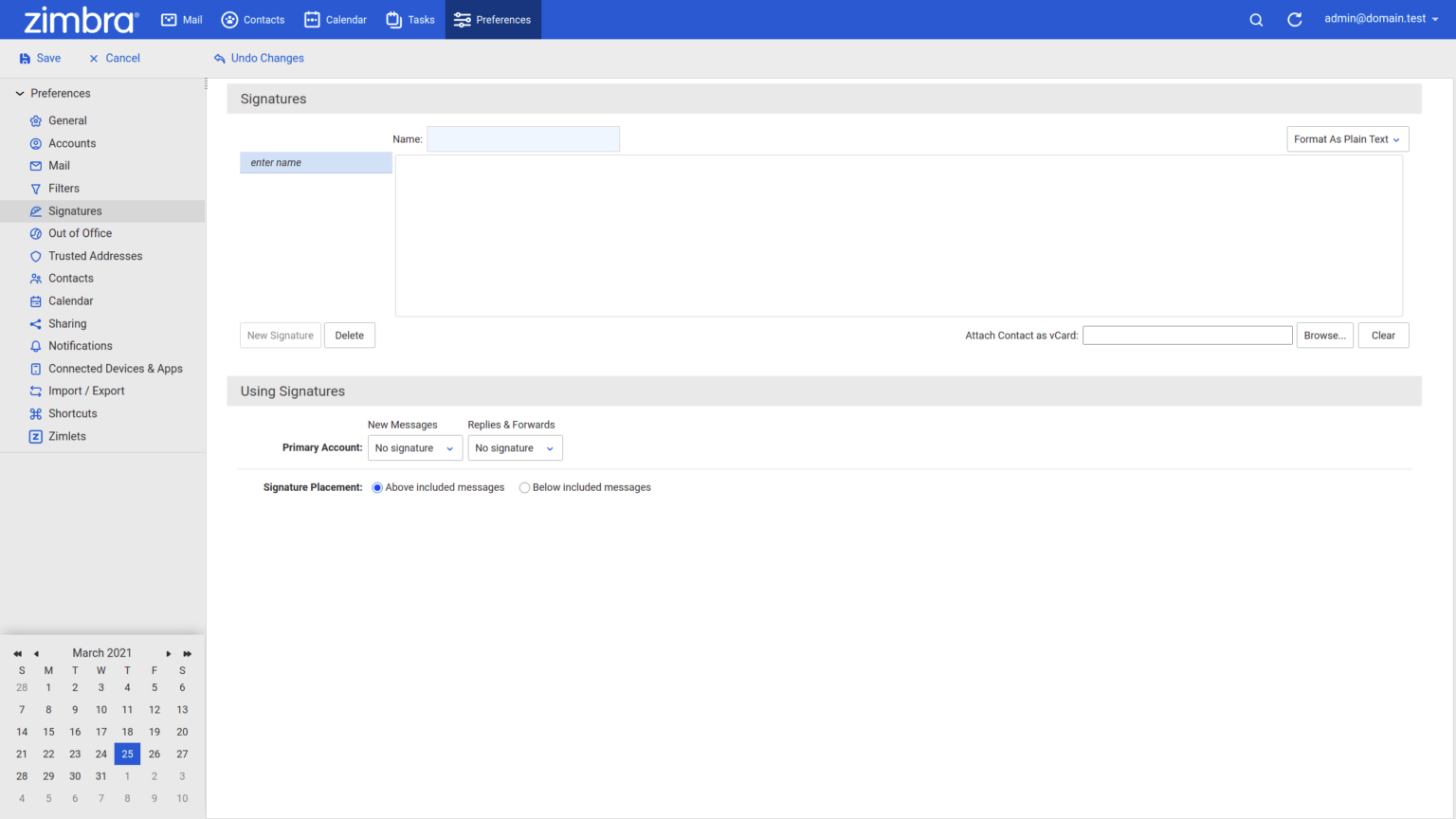 How to Set Up Email Signatures in Zimbra | Zimbra – Zextras Community