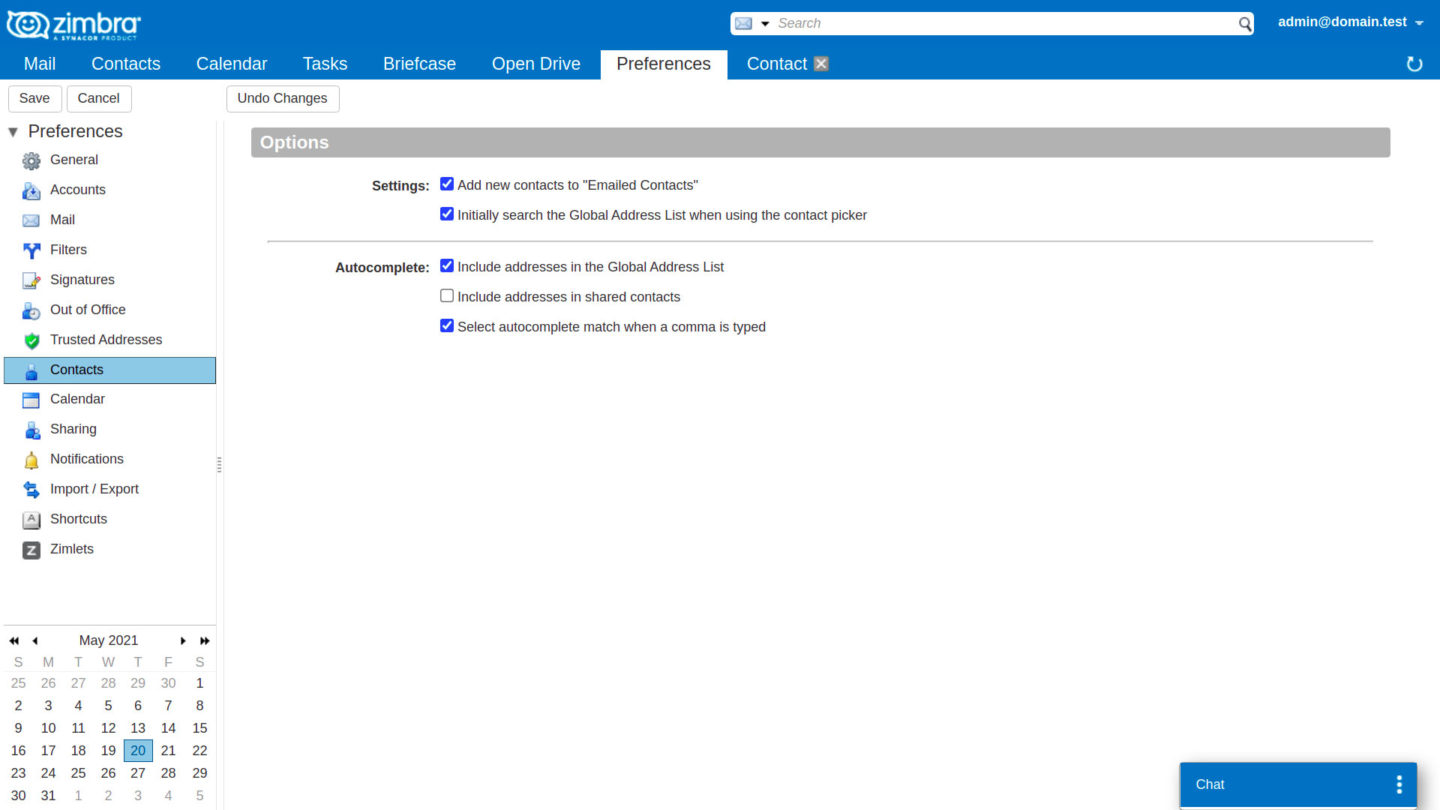 Zimbra User Guide: Managing Contacts | Zimbra - Zextras Community