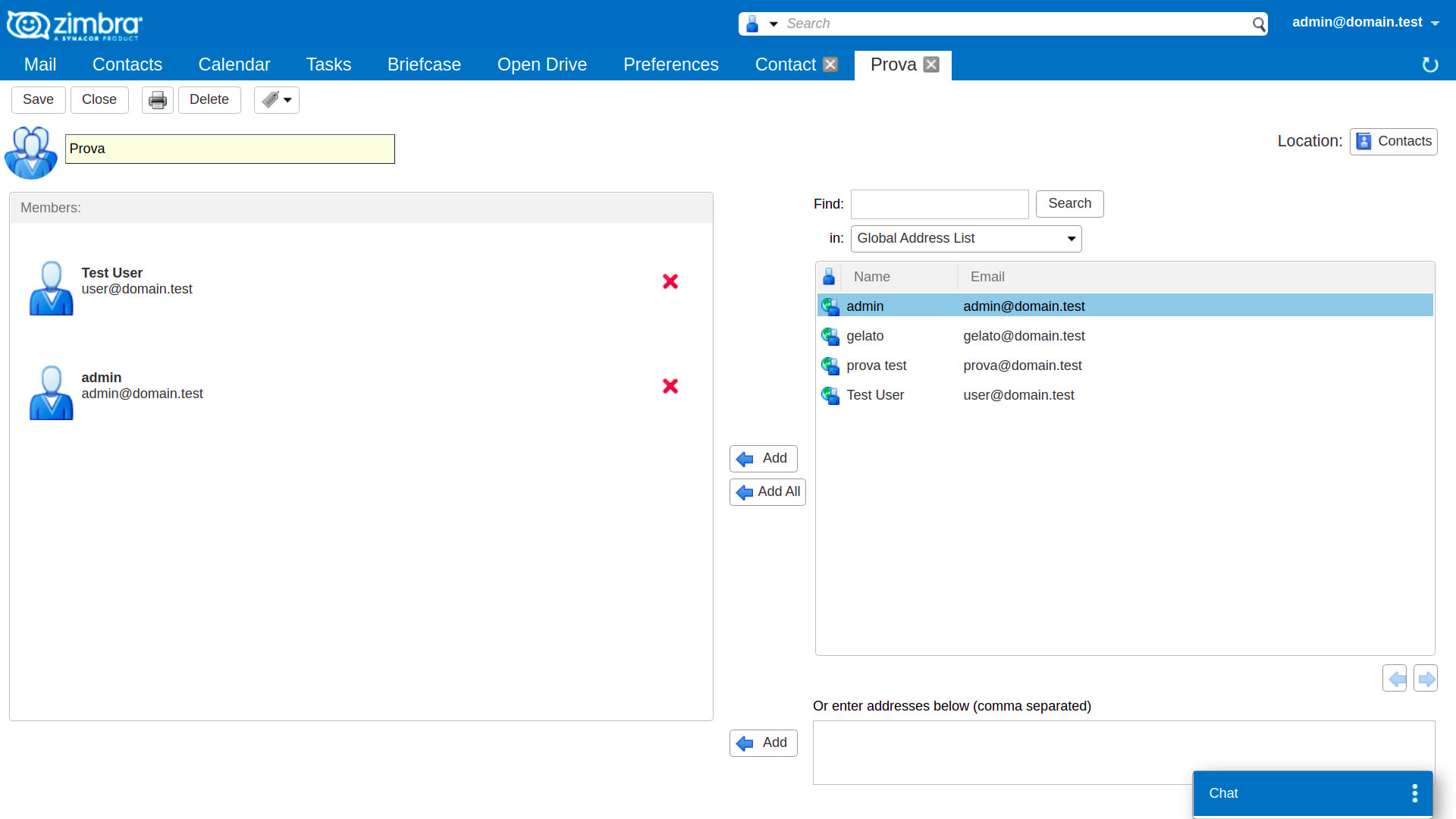 Zimbra User Guide: Managing Contacts | Zimbra - Zextras Community