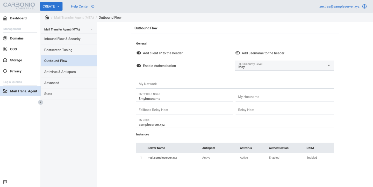 How To Unlock the Power of the MTA Panel Of Admin User Interface | Carbonio - Zextras Community